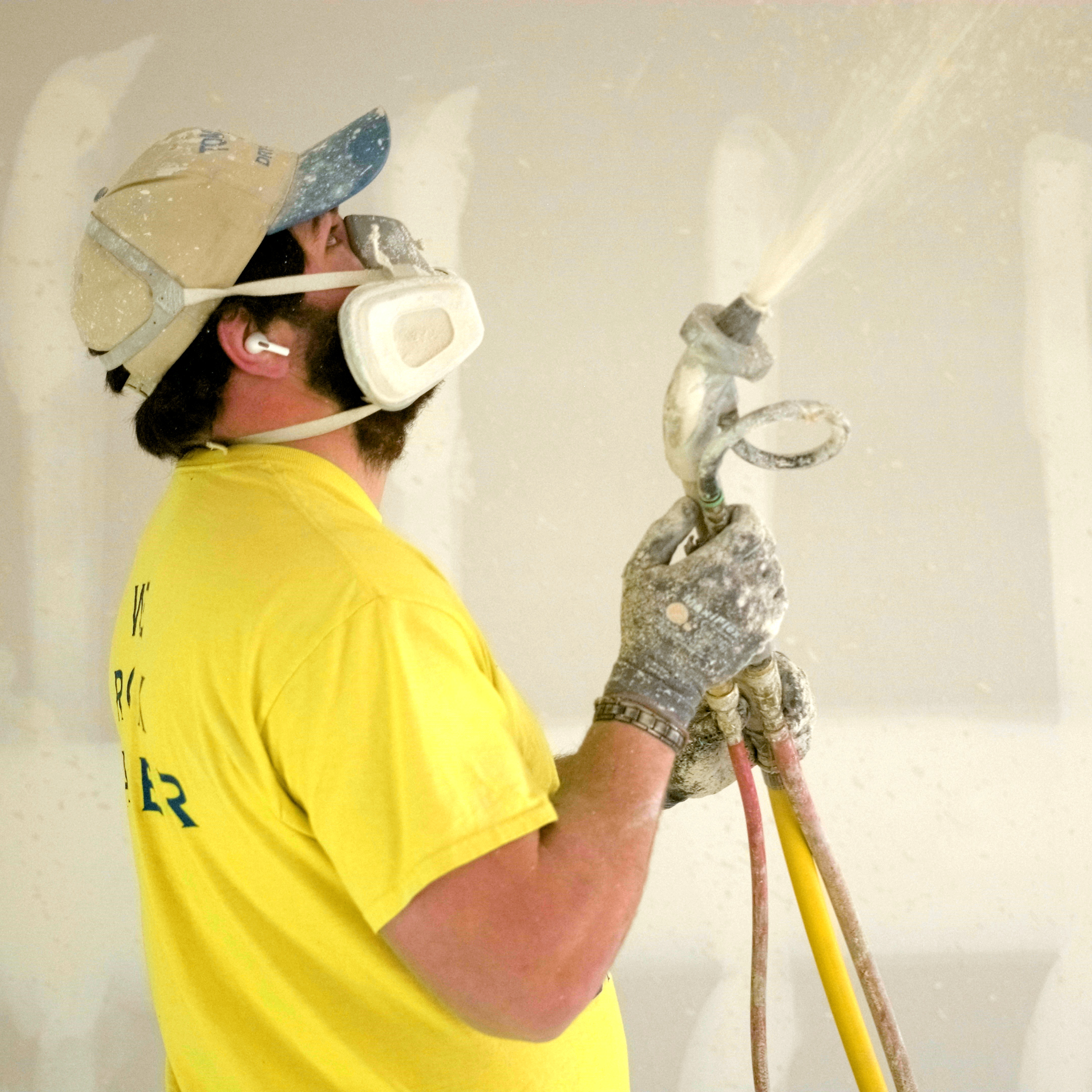 A Spray Day with Tom G. Hall Drywall - American Spray Technologies
